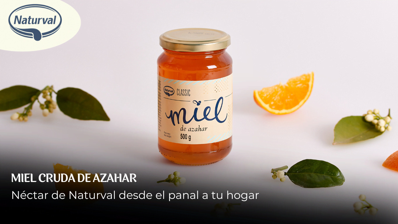 Miel cruda de azahar: descubre este néctar de Naturval🍯